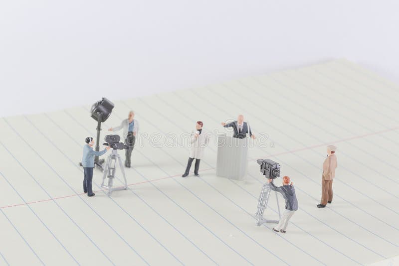 A Journalist Making an Interview a Man Stock Photo - Image of ...