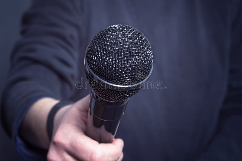 Making a Speech stock photo. Image of reading, equipment - 72540674