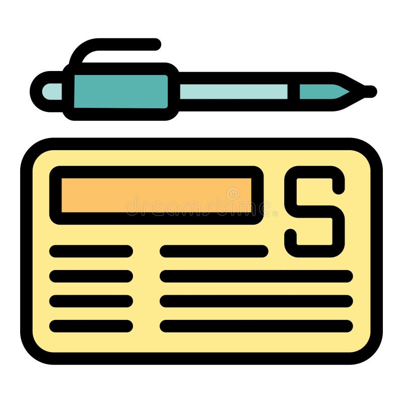 Journalist Pen Writing Article on Newspaper Page Icon Stock ...