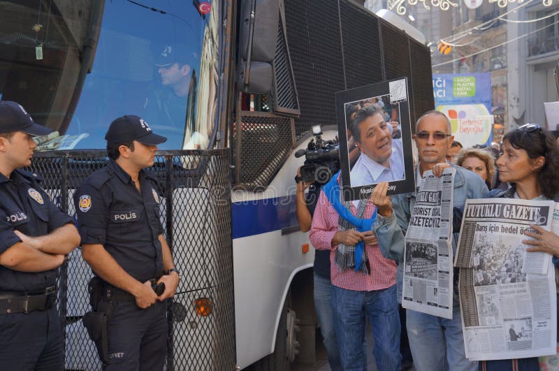 Journalist Protest editorial stock photo. Image of colleague - 27538998