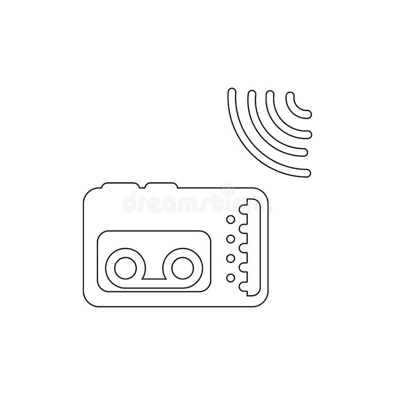 Journalist Recorder Icon. Element of Media for Mobile Concept and Web ...