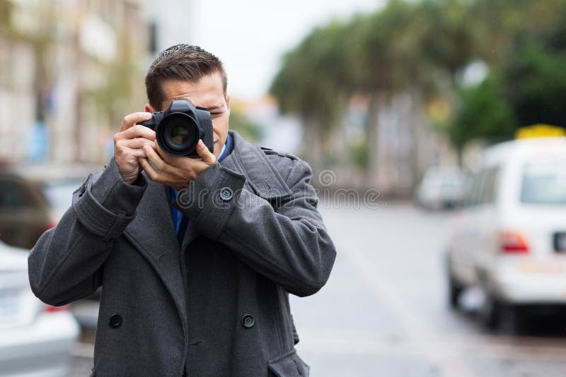 Journalist taking photos stock photo. Image of good, paparazzi - 34939566
