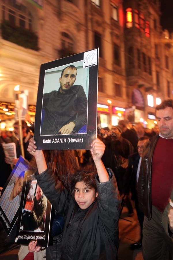 Journalists Protest editorial photo. Image of night, freedom - 22285986