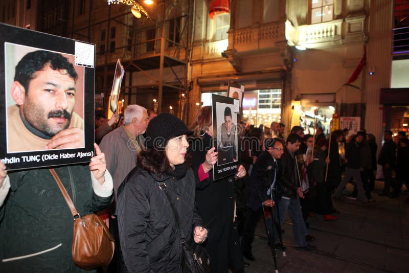 Journalists Protest editorial stock image. Image of freedom - 22286239