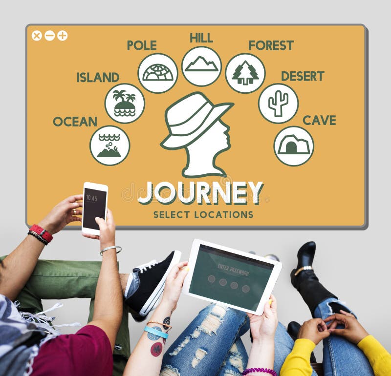 Journey Adventure Travel Journey Experience Concept Stock Photo - Image ...