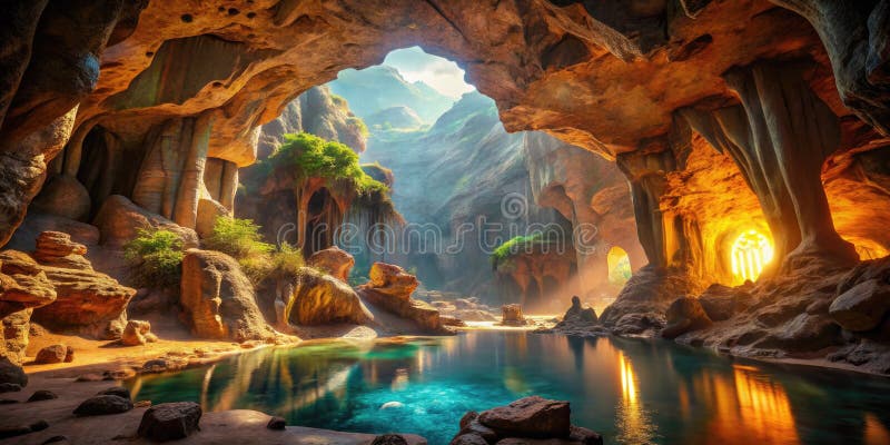 Journey Beneath the Earth Stunning 3DRendered Cave Architectures for ...