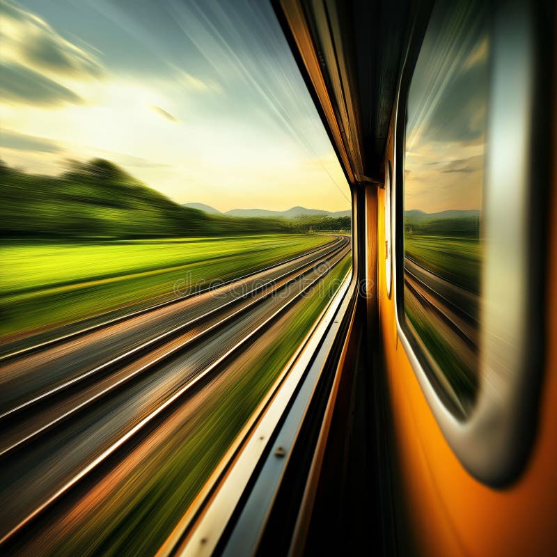 Journey through Blurred Fields and Mountains: a Train S View of Motion ...