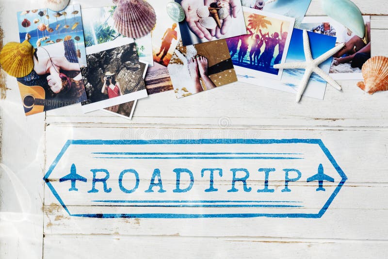 Journey Destination Explore Vacation Graphic Concept Stock Image ...