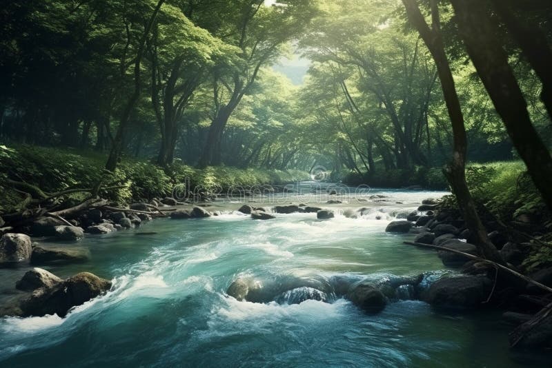 A Journey Downstream: Capturing the Essence of Rivers Stock ...