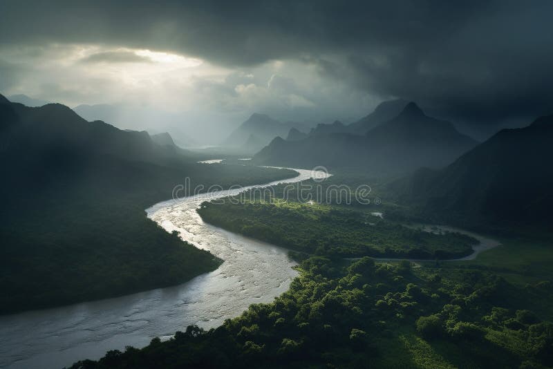 A Journey Downstream: Capturing the Essence of Rivers Stock ...