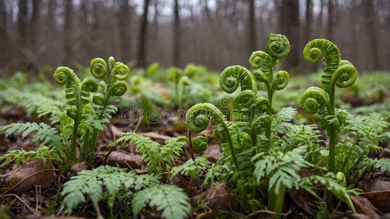 The Journey of Fiddle Head Ferns: Spring Growth and Fall Foliage ...