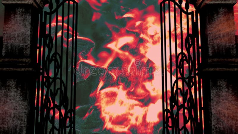 Passage through the Gates of Heaven, 3D Animation Stock Footage - Video ...