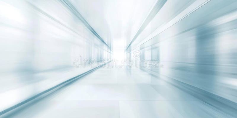 Journey through Hallway, Abstract Blue, and Modern Architecture with ...
