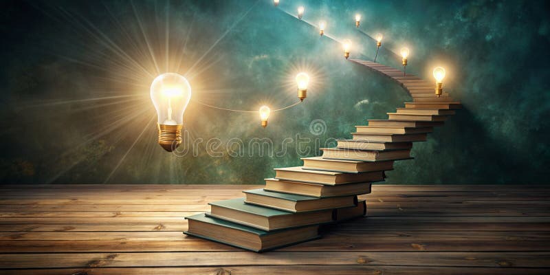 Journey of Knowledge a Path Illuminated by Books and Ideas AI-Created ...