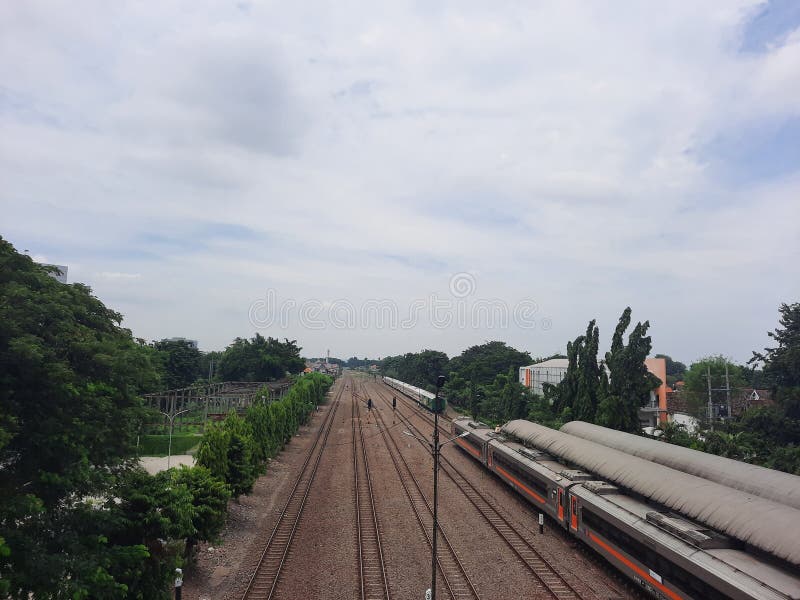 The Journey of Life, Seen through the Train Tracks Stock Photo - Image ...