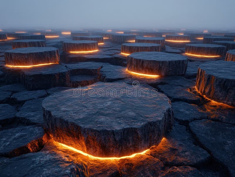 Journey through a Luminous Field a Breathtaking 3D Render of a Radiant ...