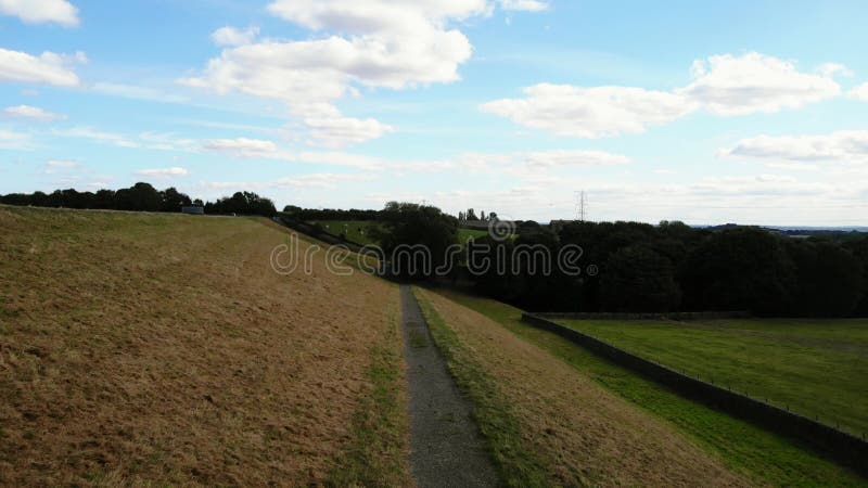 Journey Over Pathway through Fields Stock Footage - Video of healthy ...