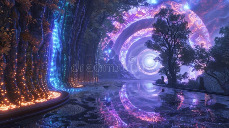 A Journey through a Psychedelic Realm Filled with Everchanging ...