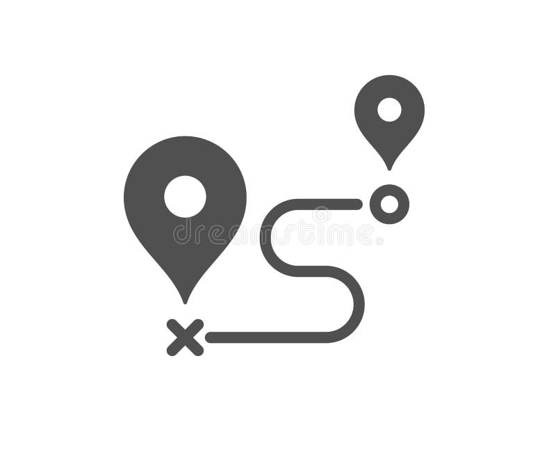 Journey Quality Icon. Road Path Sign. Vector Stock Vector ...