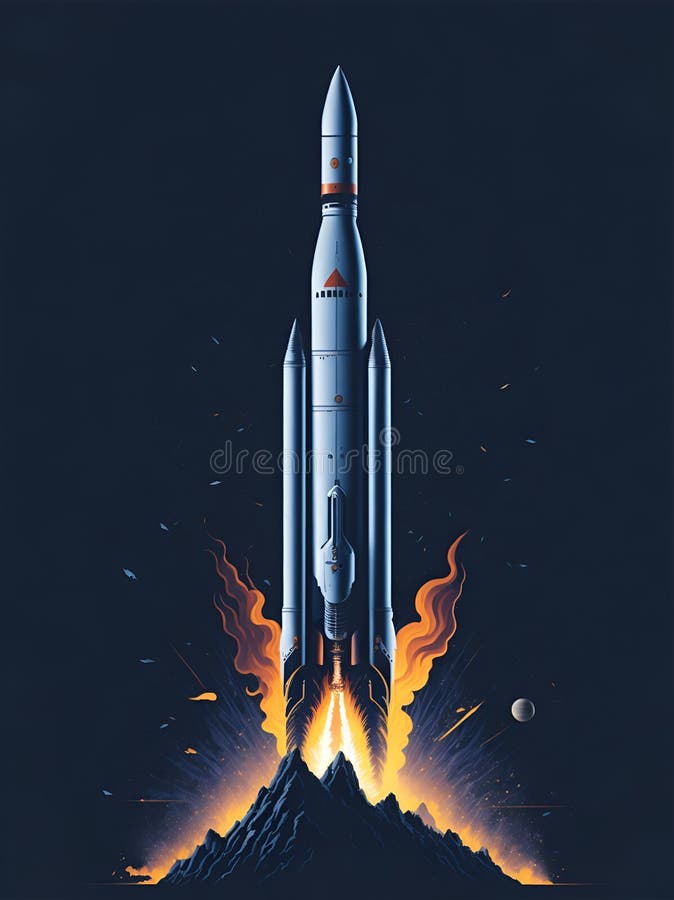The Journey of a Rocket Launch As it Defies Gravity and Soars into ...