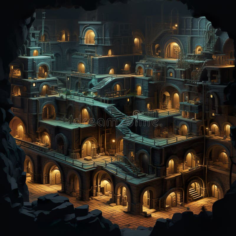 Underground Cities Subterranean Urban Environments with Intricate ...