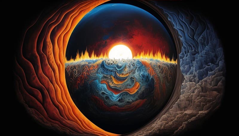 Journey To the Core: a Realistic Depiction of Earth S Inner Layers ...