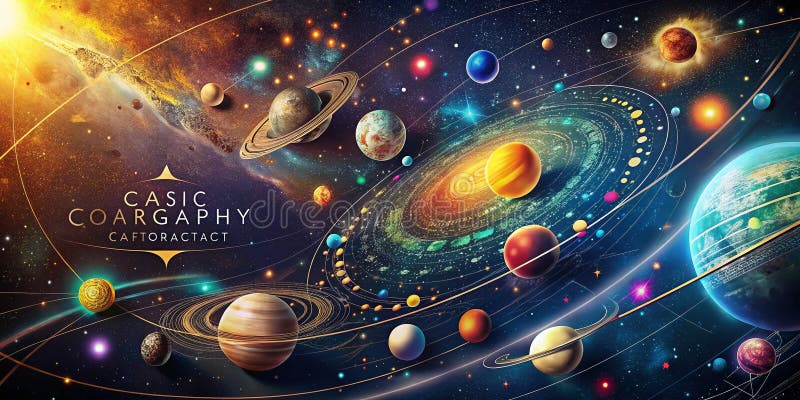 Explore the Cosmos a Detailed Celestial Map Unveiling the Wonders of ...