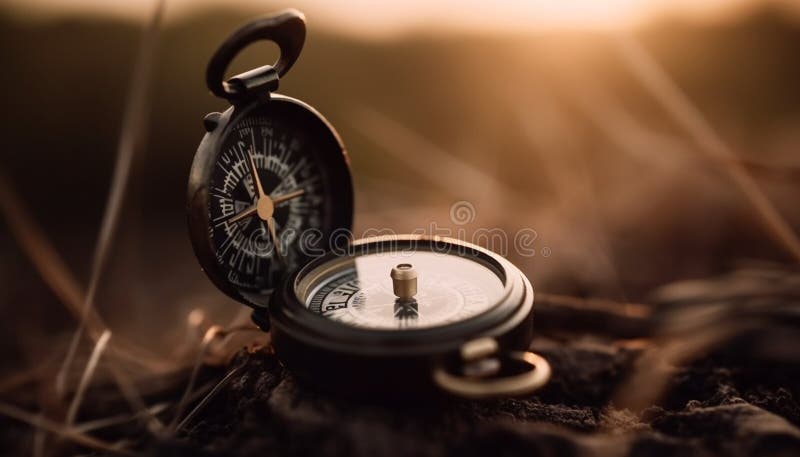 Journey West, Exploring Nature with Navigational Compass Generated by ...