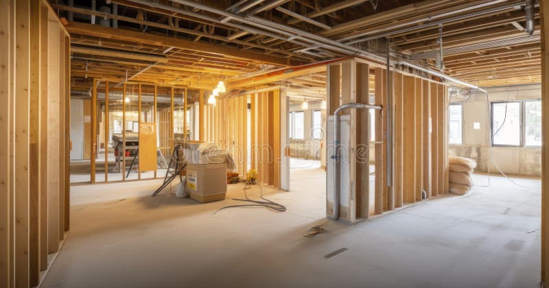 The Journey from Wood Framework To Finished Space in a Building S ...