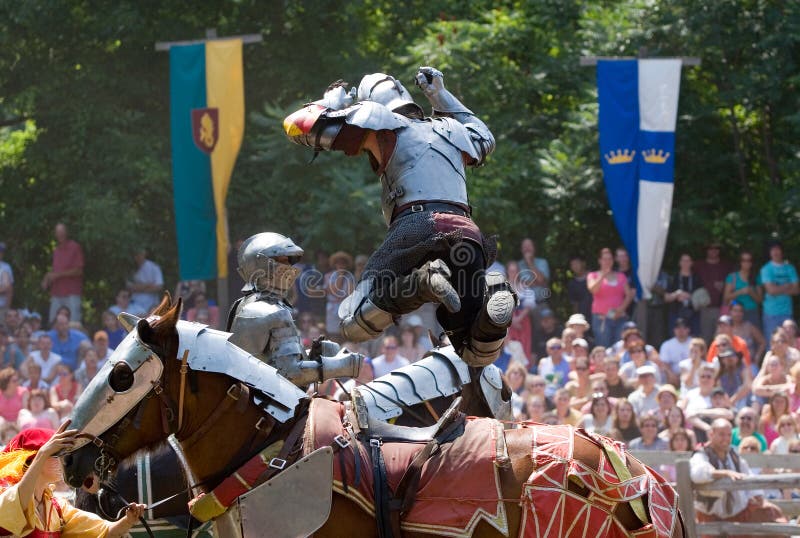 Jousting stock photo. Image of knight, hero, banner, dive - 536084