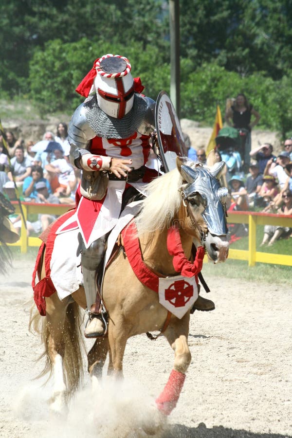 Jousting Knight editorial photography. Image of english - 14984452