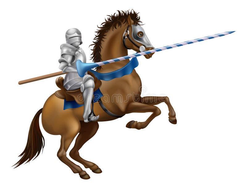 Jousting Cartoon Stock Illustrations – 315 Jousting Cartoon Stock ...