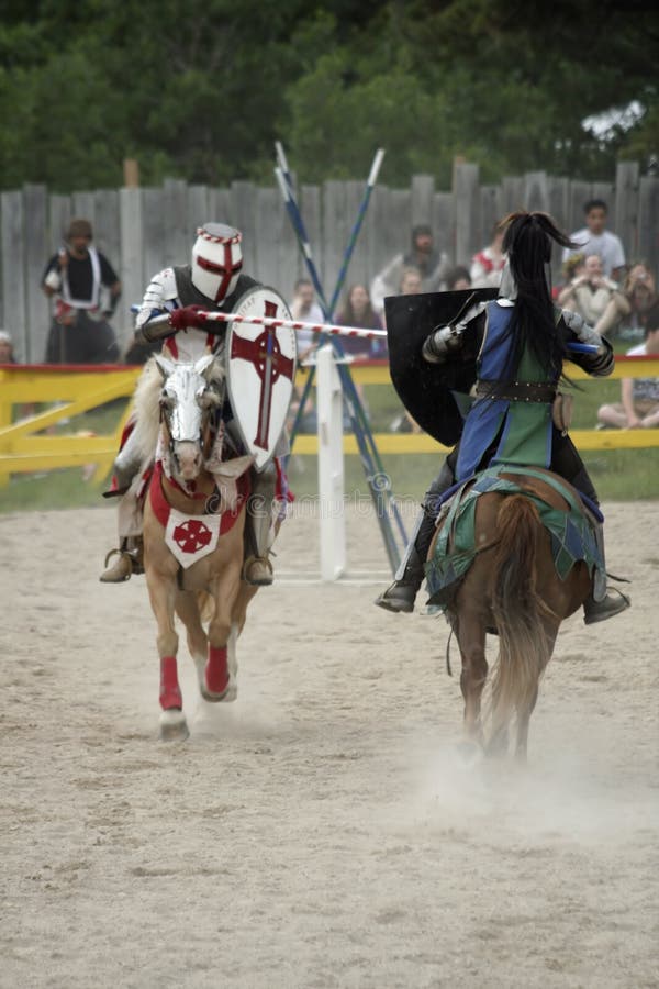 Jousting Knights editorial stock photo. Image of festival - 15038883