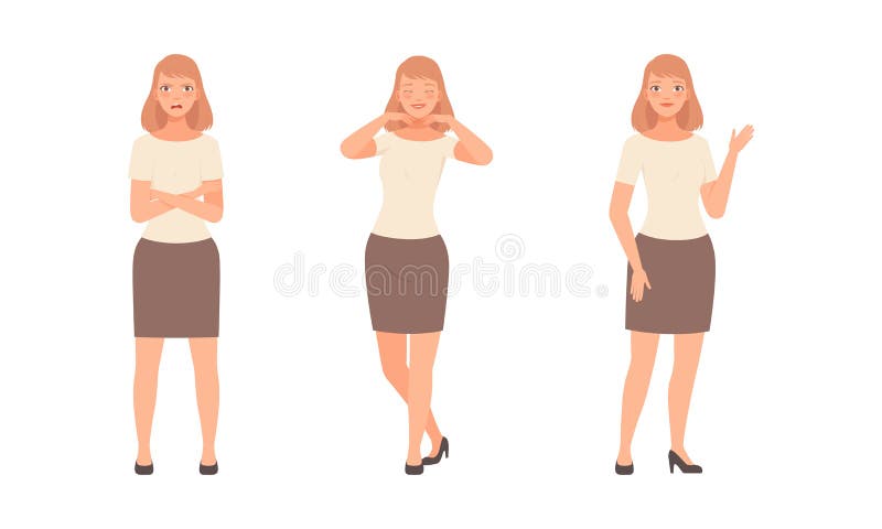 Mujer Expresando Felicidad Y Tristeza Ilustración Vectorial De Dibujos ... Mujer Expresando Felicidad Y Tristeza Ilustración Vectorial De Dibujos ...