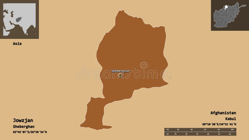 Jowzjan, Province of Afghanistan,. Previews. Pattern Stock Illustration ...