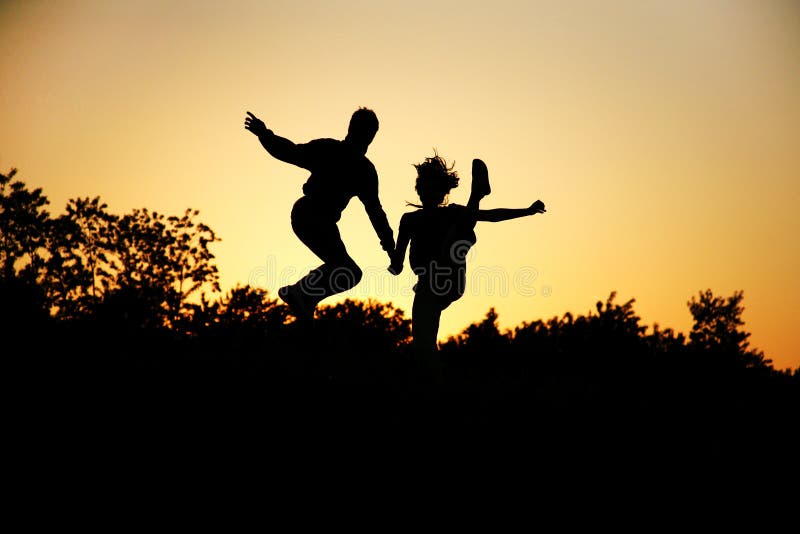 Joy stock image. Image of girl, love, tree, couple, young - 23527487