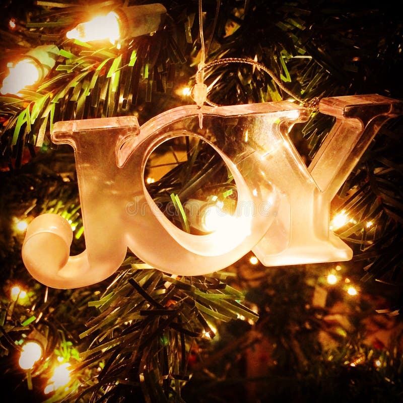 Joy stock image. Image of christmas, tree, lights, ornament - 75393467