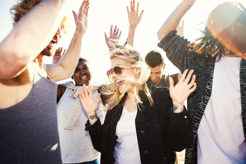 Joy of dance stock photo. Image of gettogether, happy - 98376930