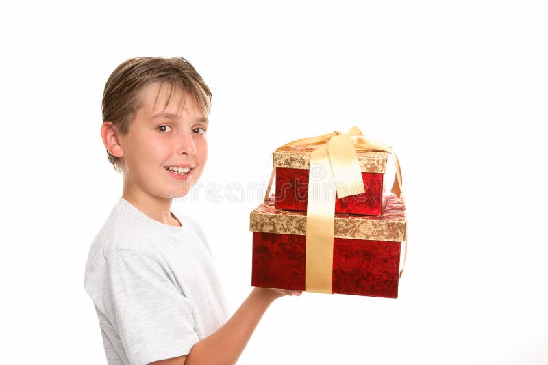 Joy of giving stock photo. Image of holding, male, child - 45272