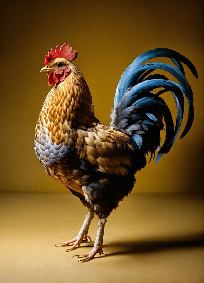 The Joy of Having Chicken in a Yard Stock Illustration - Illustration ...