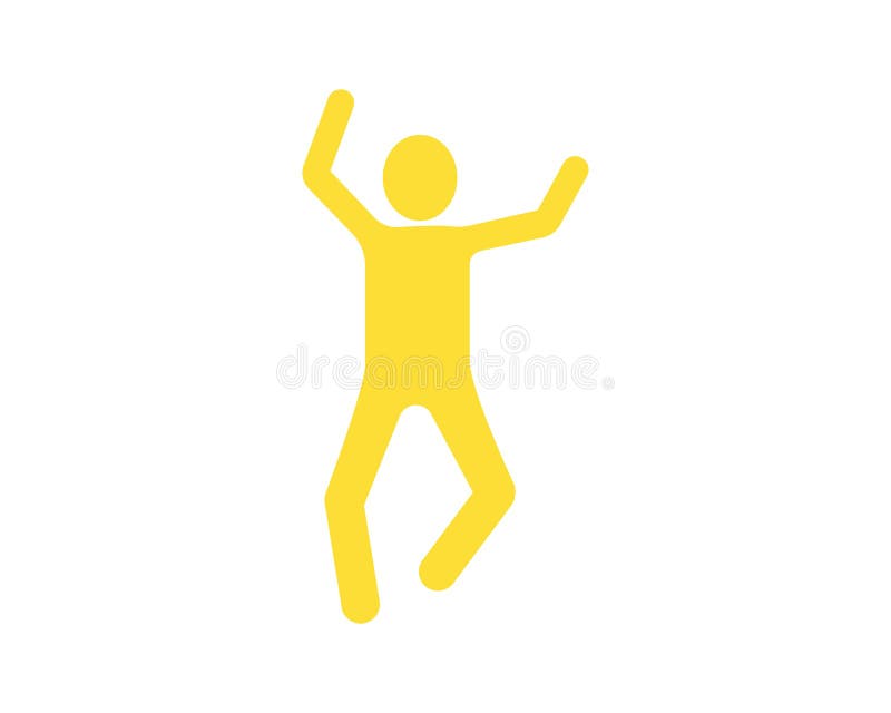 Joy Icon Logo Template ilustración del vector. Ilustración de negativo ...