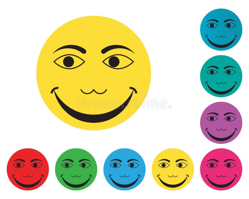 Joy Icon Logo Template stock vector. Illustration of mouth - 135841894