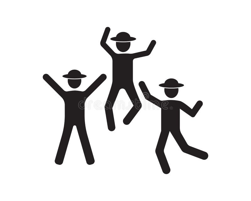 Joy Icon Logo Template stock vector. Illustration of mood - 135841858