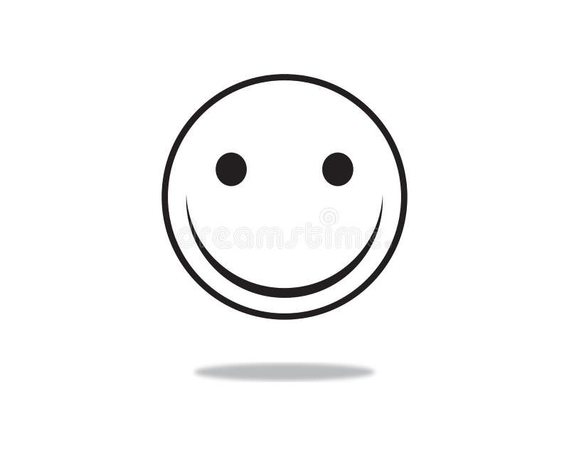 Joy Icon Logo Template stock vector. Illustration of emotion - 135841864