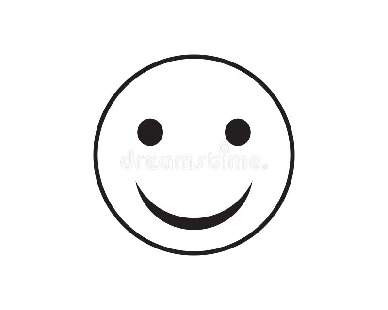 Joy Icon Logo Template stock vector. Illustration of laugh - 135841891