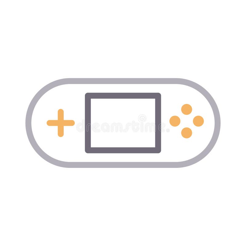 Joy Pad Vector Color Line Icon Stock Illustration - Illustration of ...