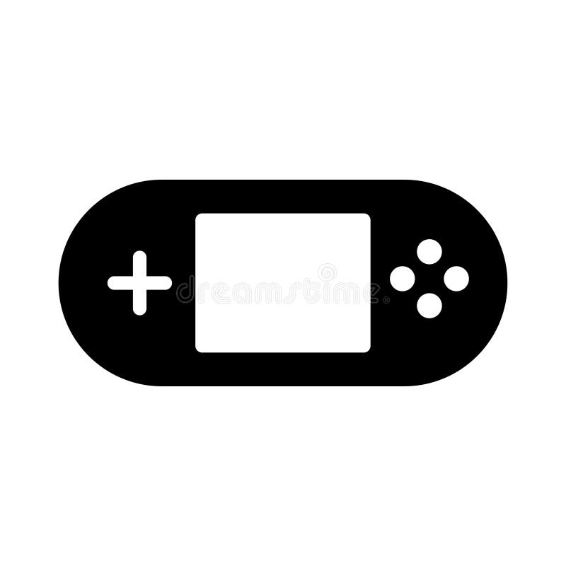 Joy Pad Vector Glyph Flat Icon Stock Illustration - Illustration of ...