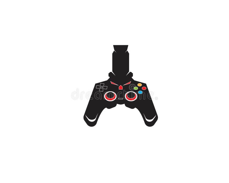 Joy Stick Game Logo Vector Template Stock Vector - Illustration of ...