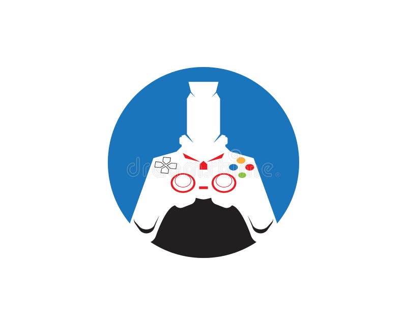 Joy Stick Game Logo Vector Template Stock Vector - Illustration of ...