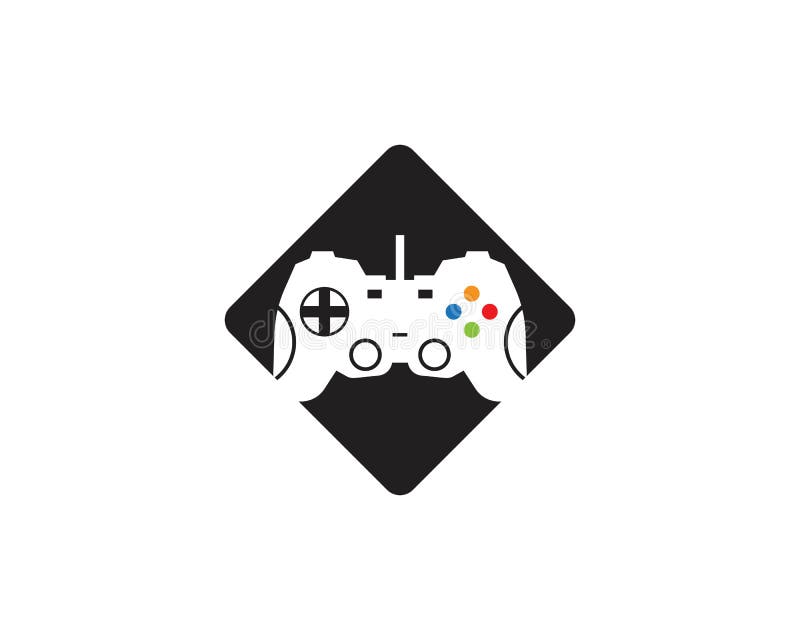 Joy Stick Game Logo Vector Template Stock Vector - Illustration of ...